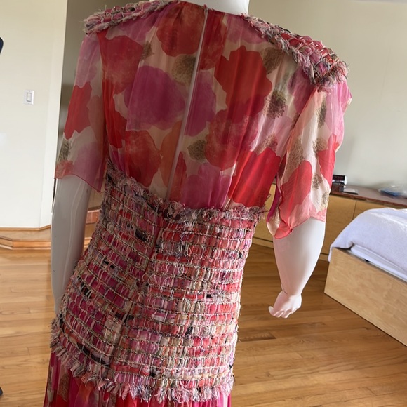 CHANEL | Dresses | Authentic Chanel Summer Breezy Paper Thin Silk ...